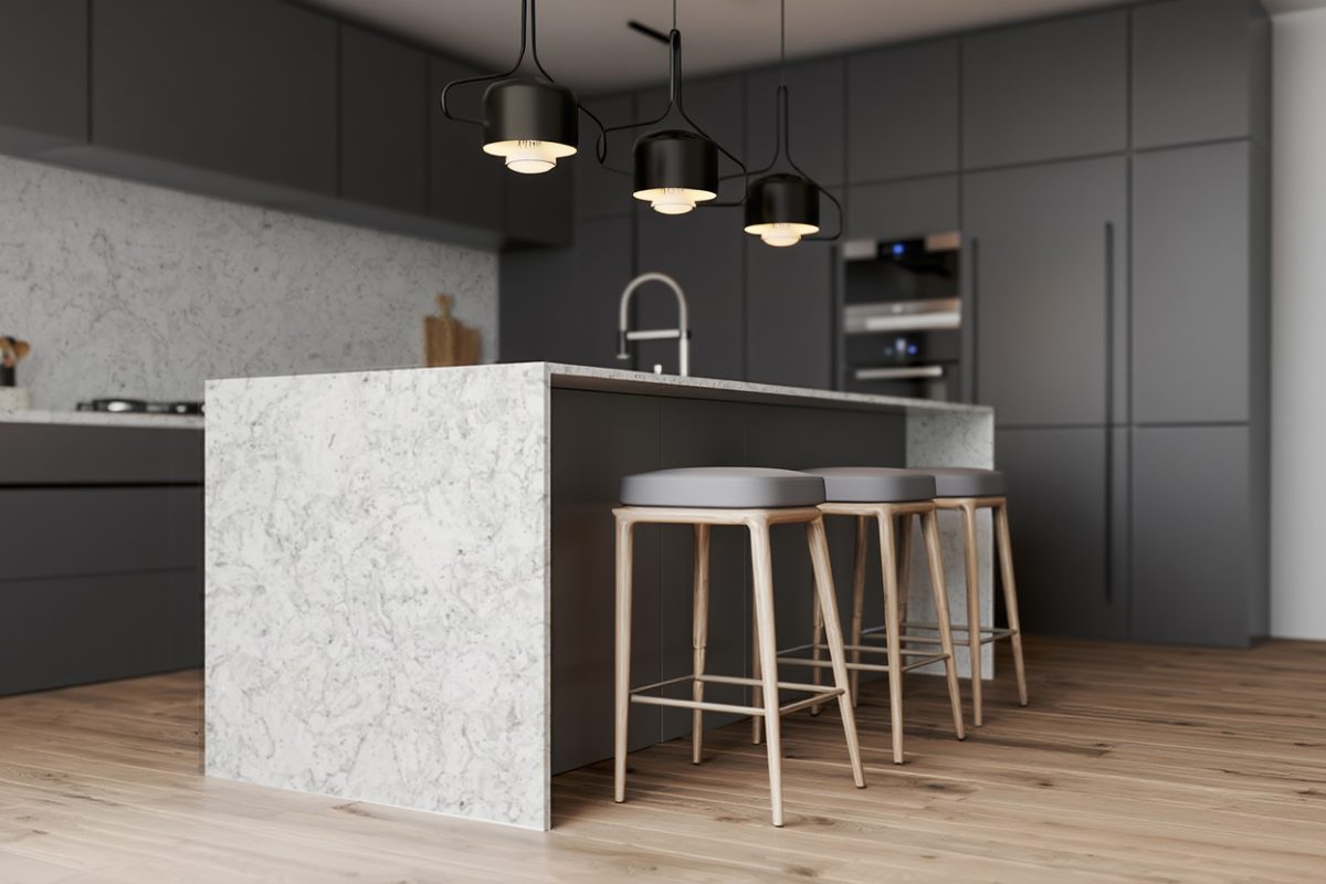 Omega White - VIVA by Pacific | Quartz for Kitchen Countertops