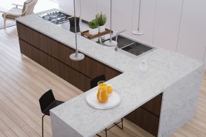 Omega White - VIVA by Pacific | Quartz for Kitchen Countertops