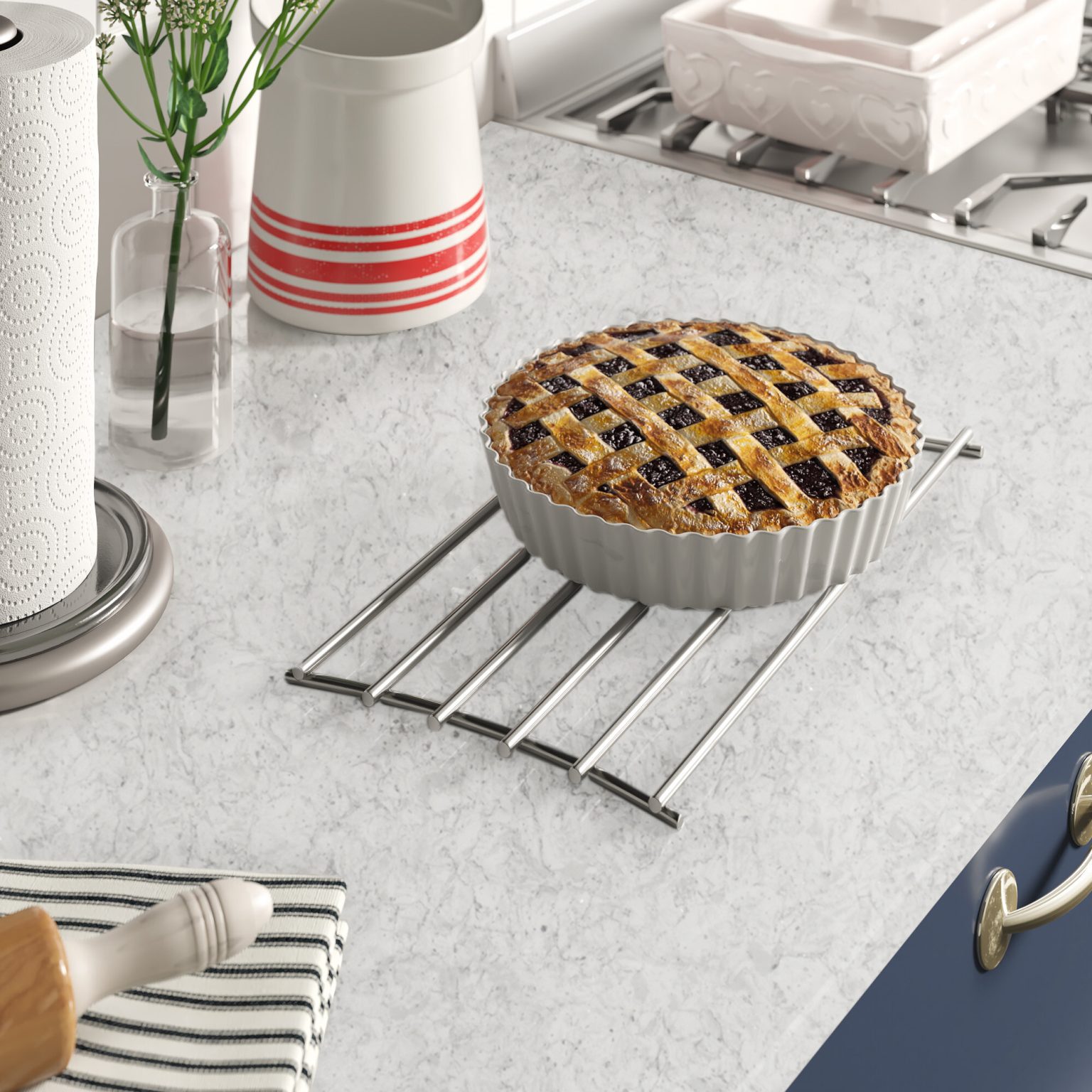 Omega White - VIVA by Pacific | Quartz for Kitchen Countertops